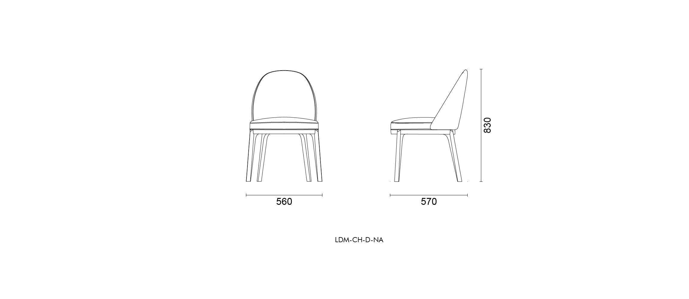 Lord Matt Chair / Without Armrests