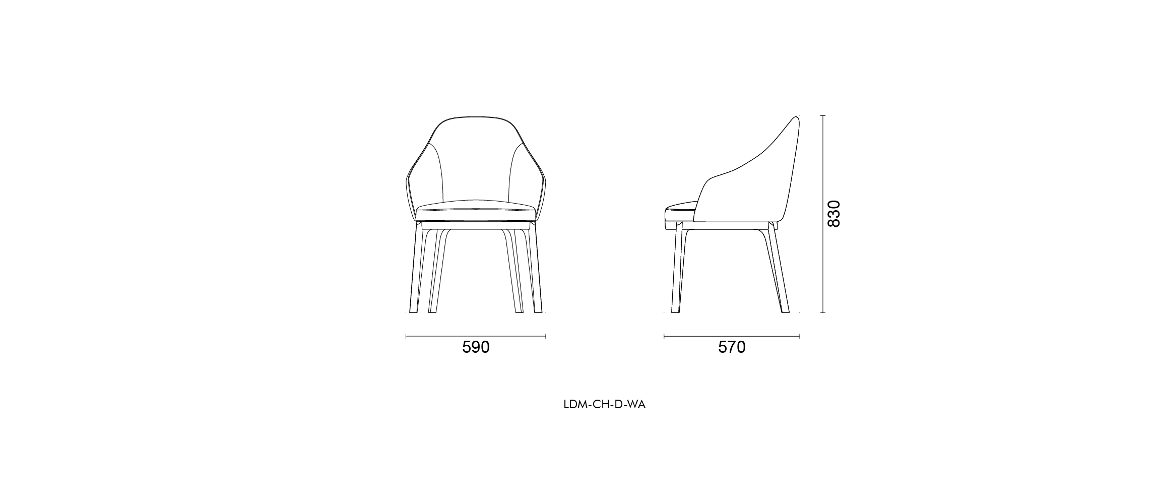 Lord Matt Chair / With Armrests